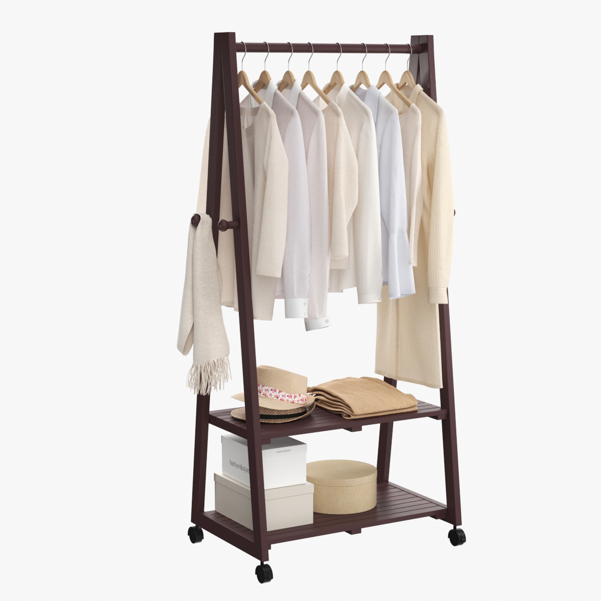 modelo 3d Ropa en Rack 2 - TurboSquid 1416485