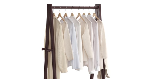 modelo 3d Ropa en Rack 2 - TurboSquid 1416485