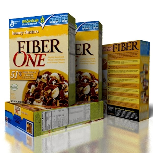 Fiber One 3D Models for Download | TurboSquid