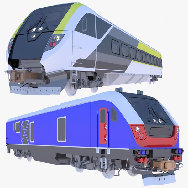 modelo 3d Locomotora Siemens SC-44 y SCV-42 - TurboSquid 2295784