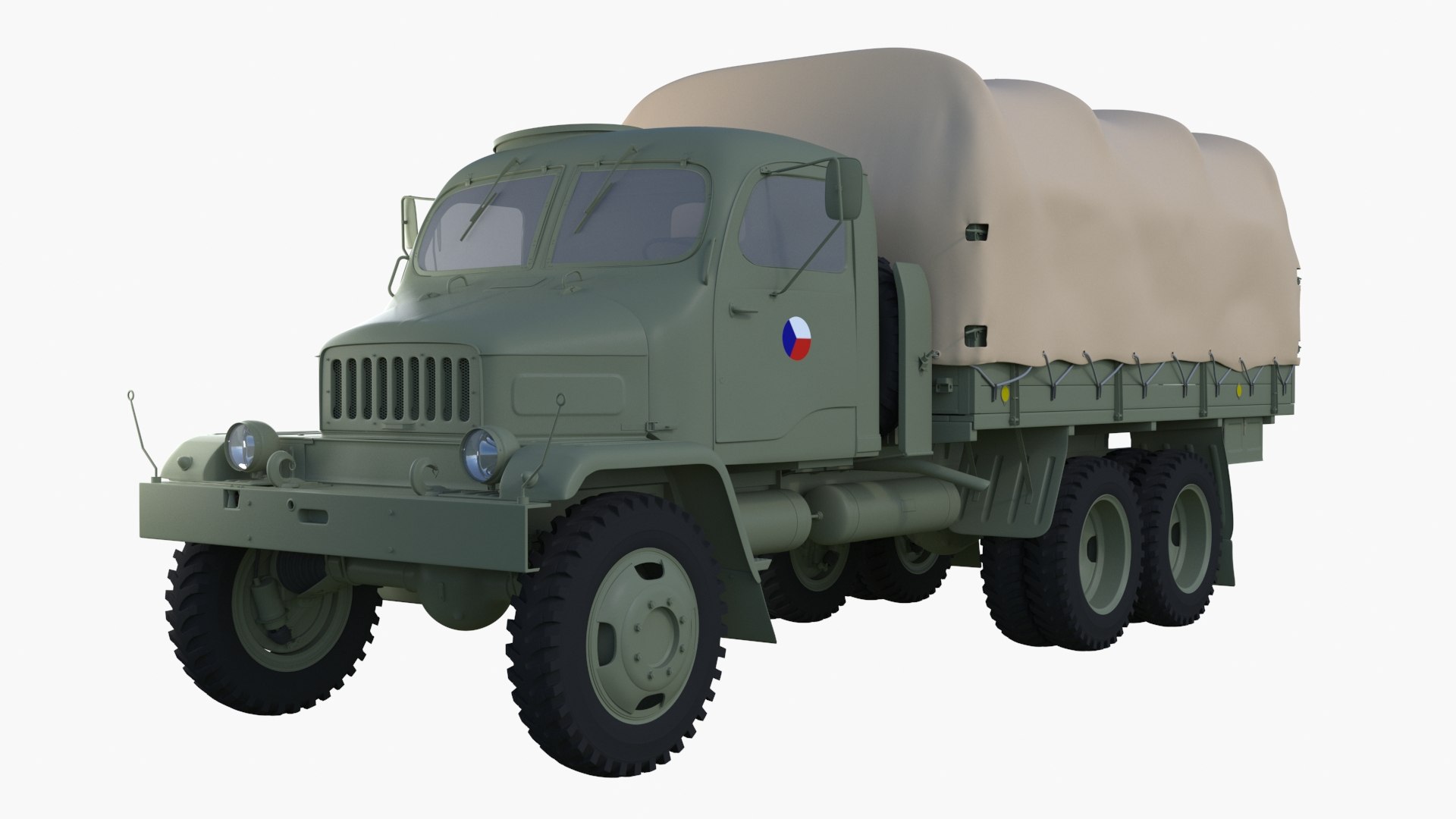 3D Praga V3S Military Truck Czechoslovakia - TurboSquid 1915668