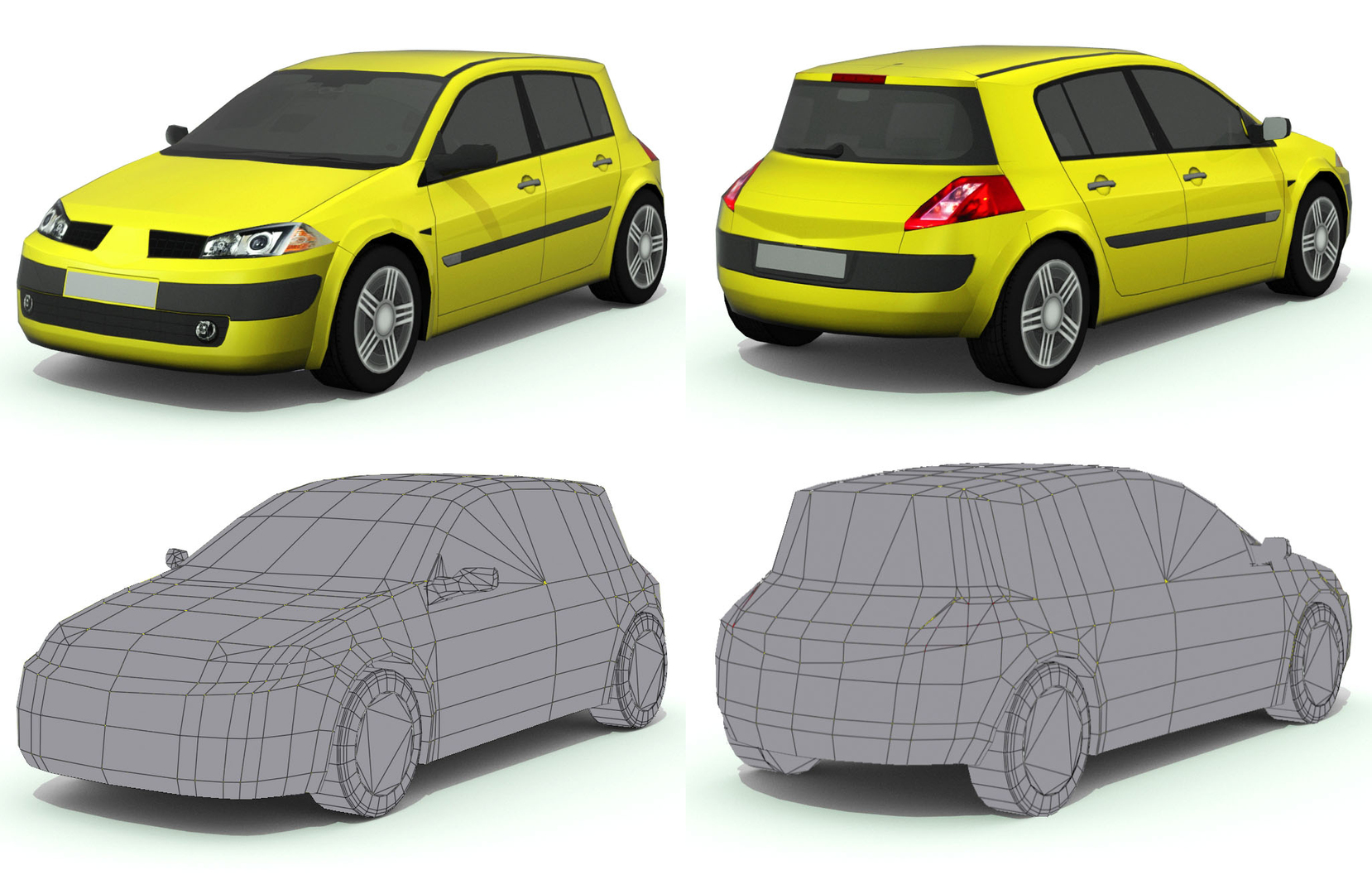 modelo 3d Paquete de autos urbanos low-poly - TurboSquid 1752158