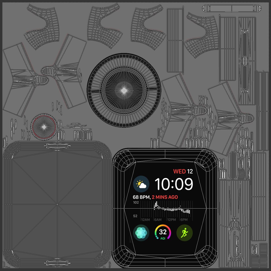 Apple Watch 3D - TurboSquid 1374972