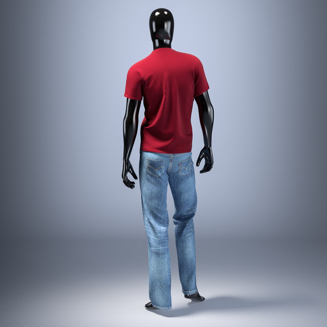 max man jeans set