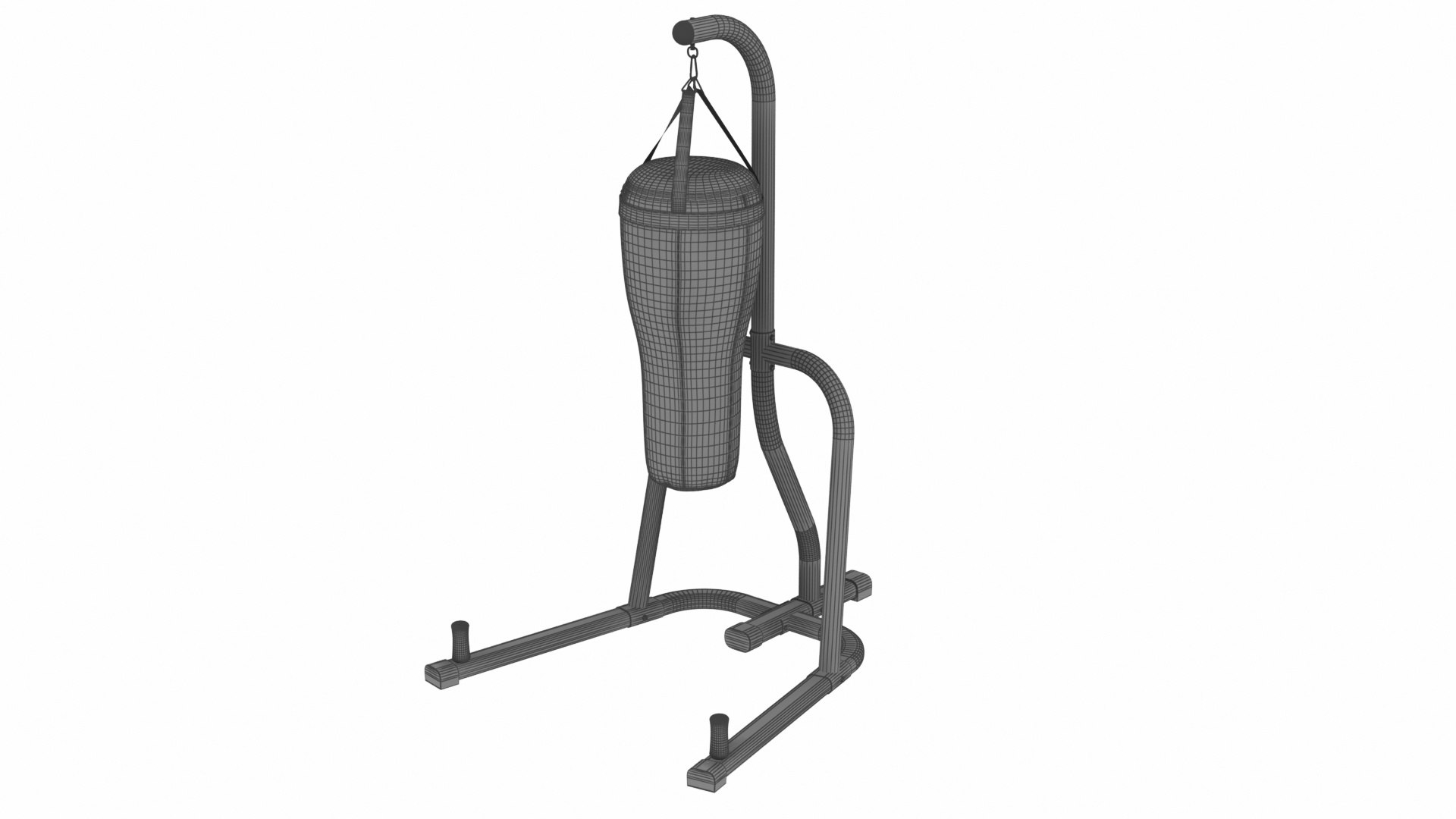 3D Model Boxing Angle Bag With Stand - TurboSquid 1959277
