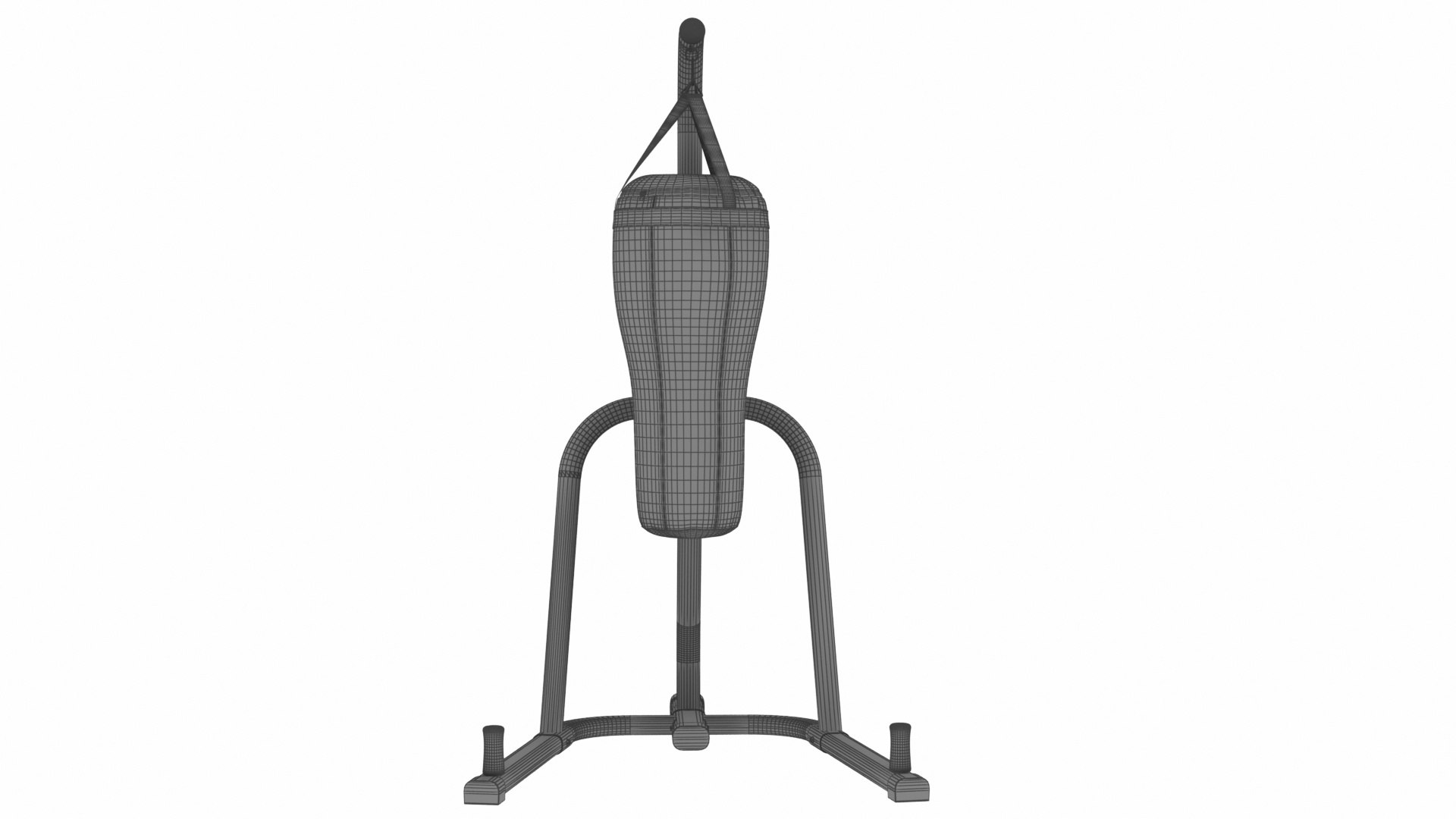 3D Model Boxing Angle Bag With Stand - TurboSquid 1959277