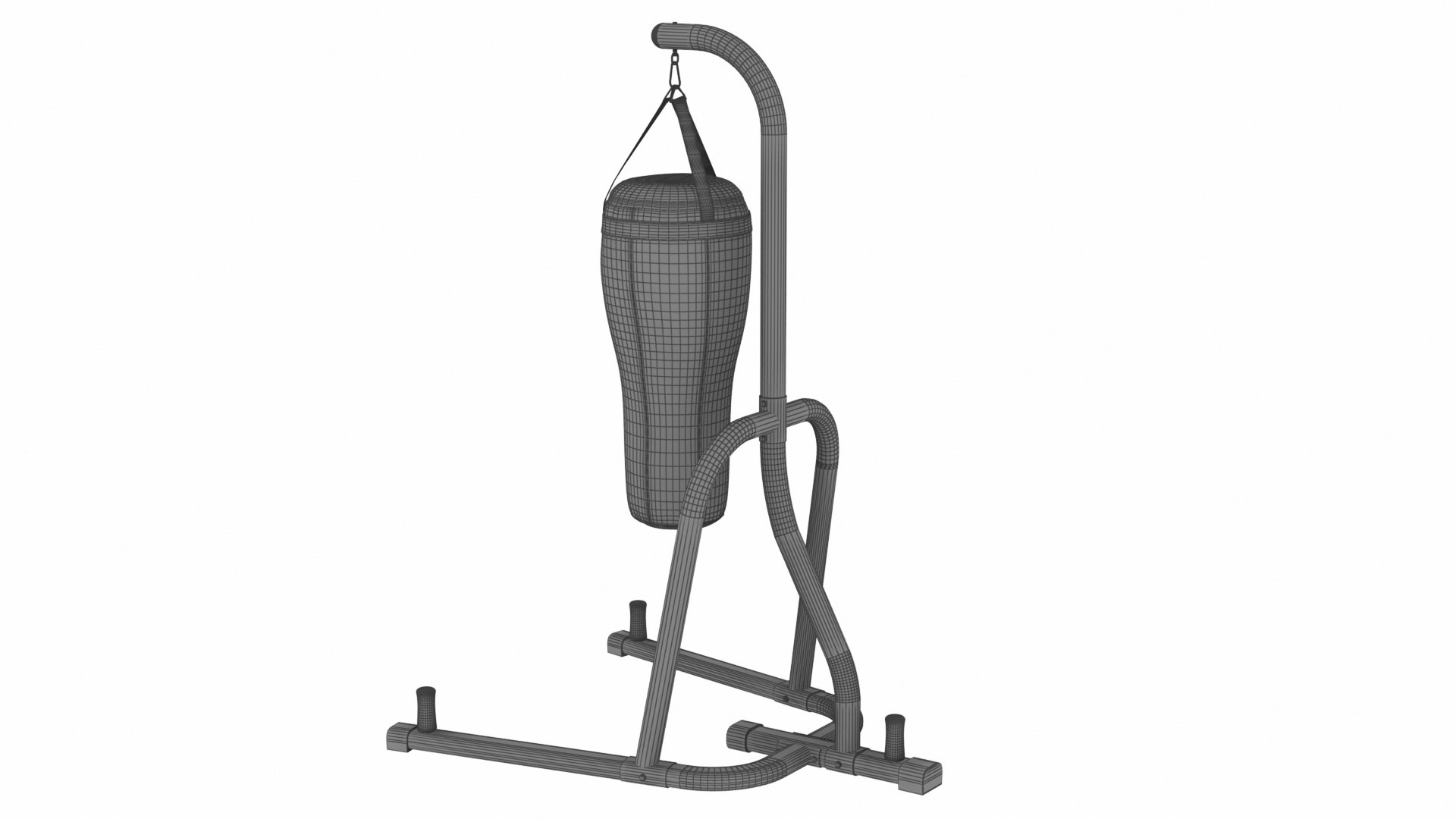 3D Model Boxing Angle Bag With Stand - TurboSquid 1959277