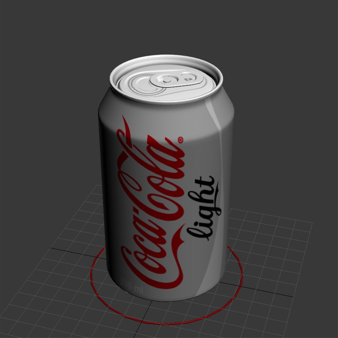 3D Model Coca-cola Light - TurboSquid 1195314