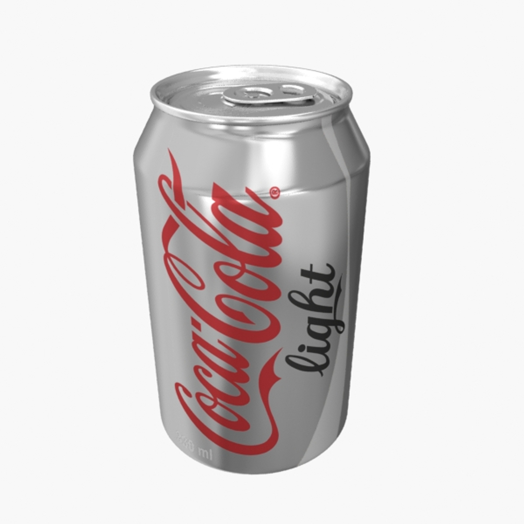 3D Model Coca-cola Light - TurboSquid 1195314