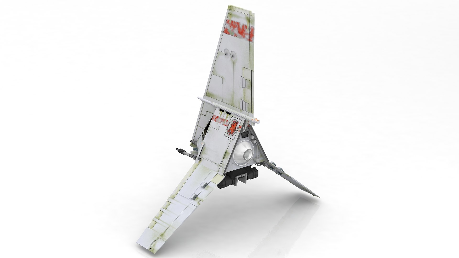 Sky hopper spacecraft shuttle 3D model - TurboSquid 1622897