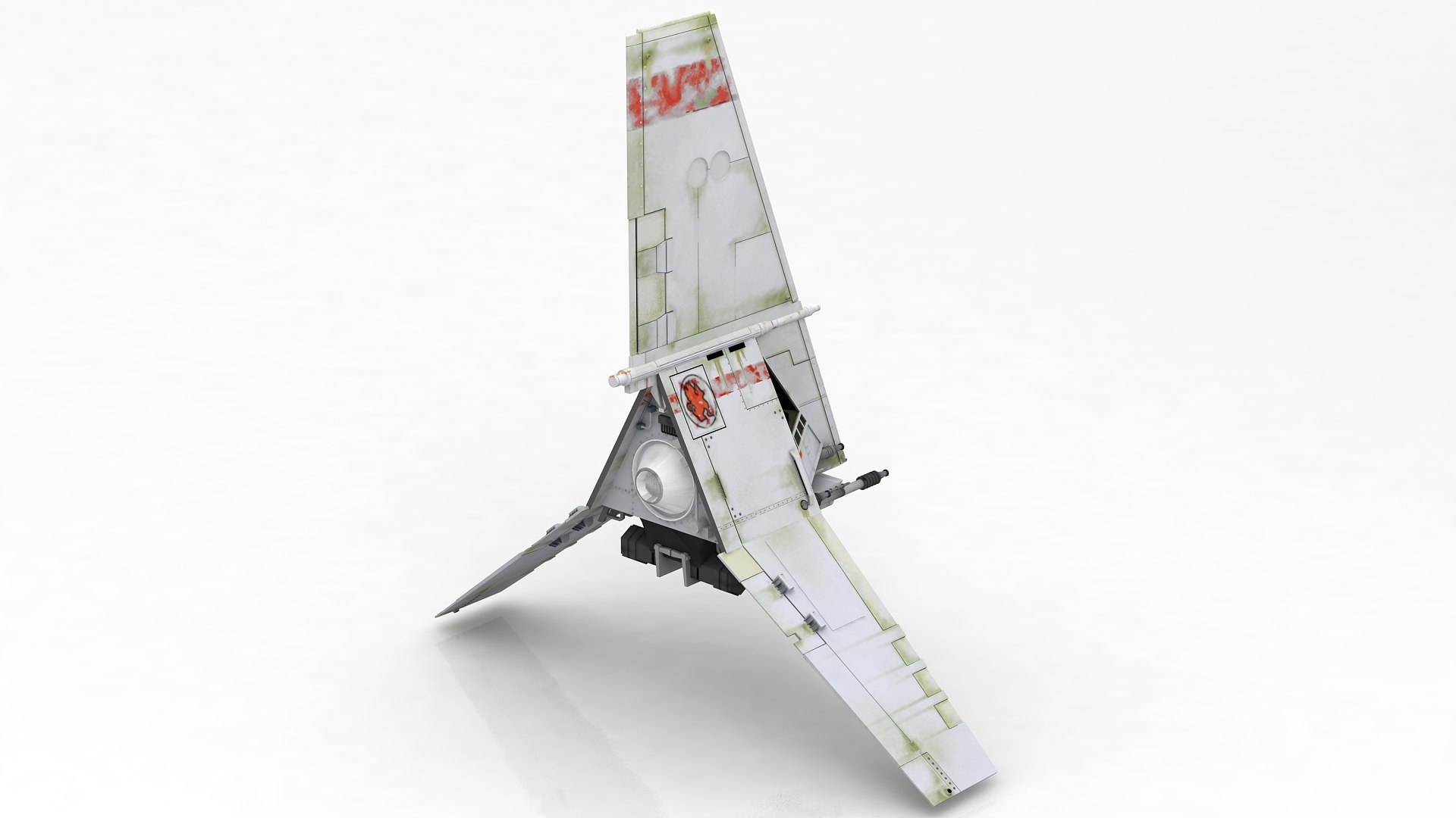 Sky hopper spacecraft shuttle 3D model - TurboSquid 1622897