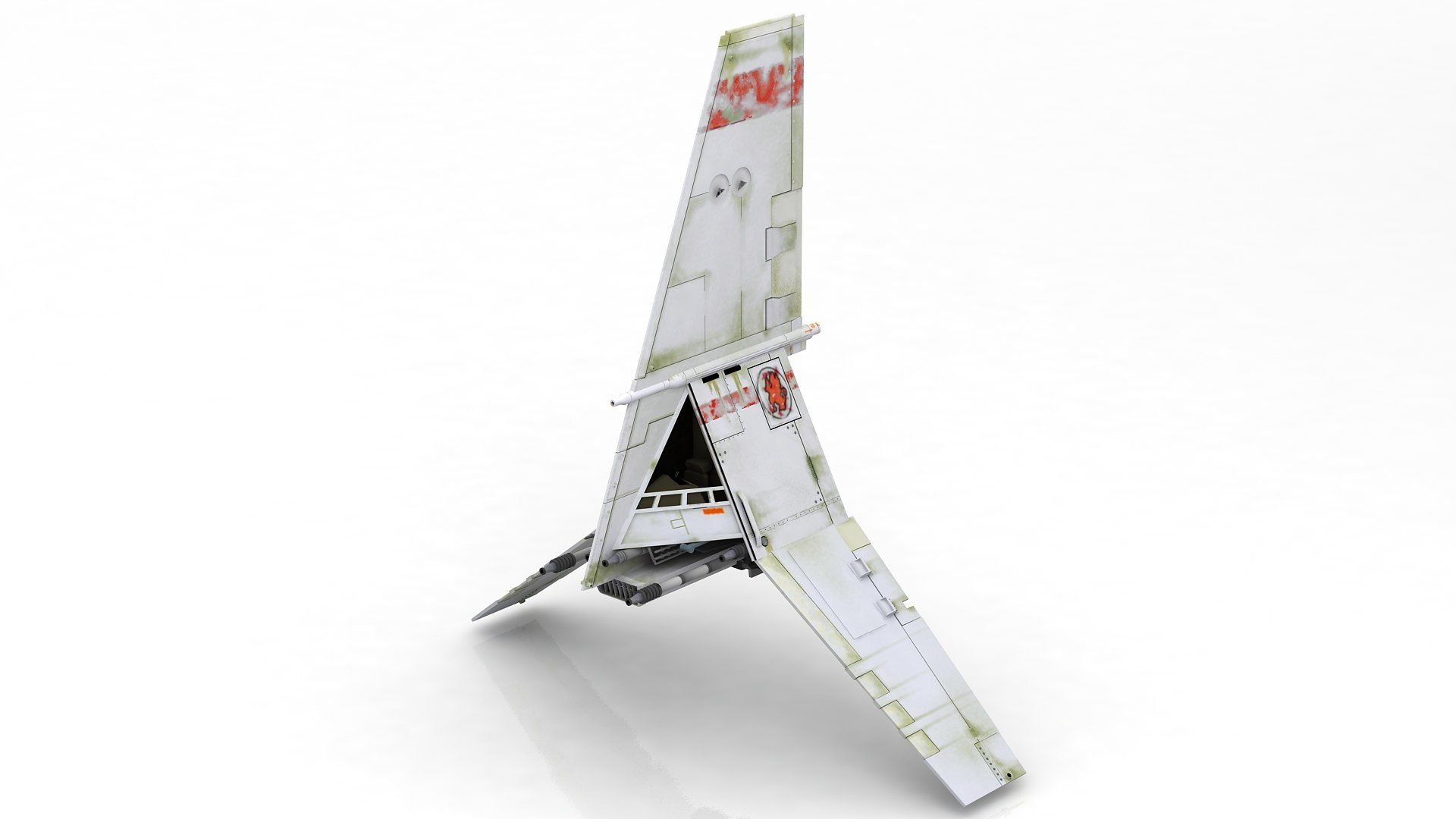 Sky hopper spacecraft shuttle 3D model - TurboSquid 1622897