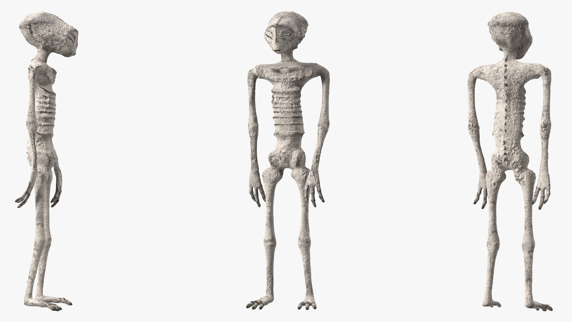 3D Alien Mummy Model - TurboSquid 2156996