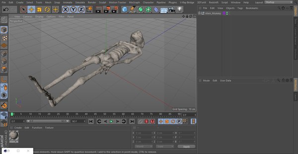 modelo 3d Momia alienígena - TurboSquid 2156996