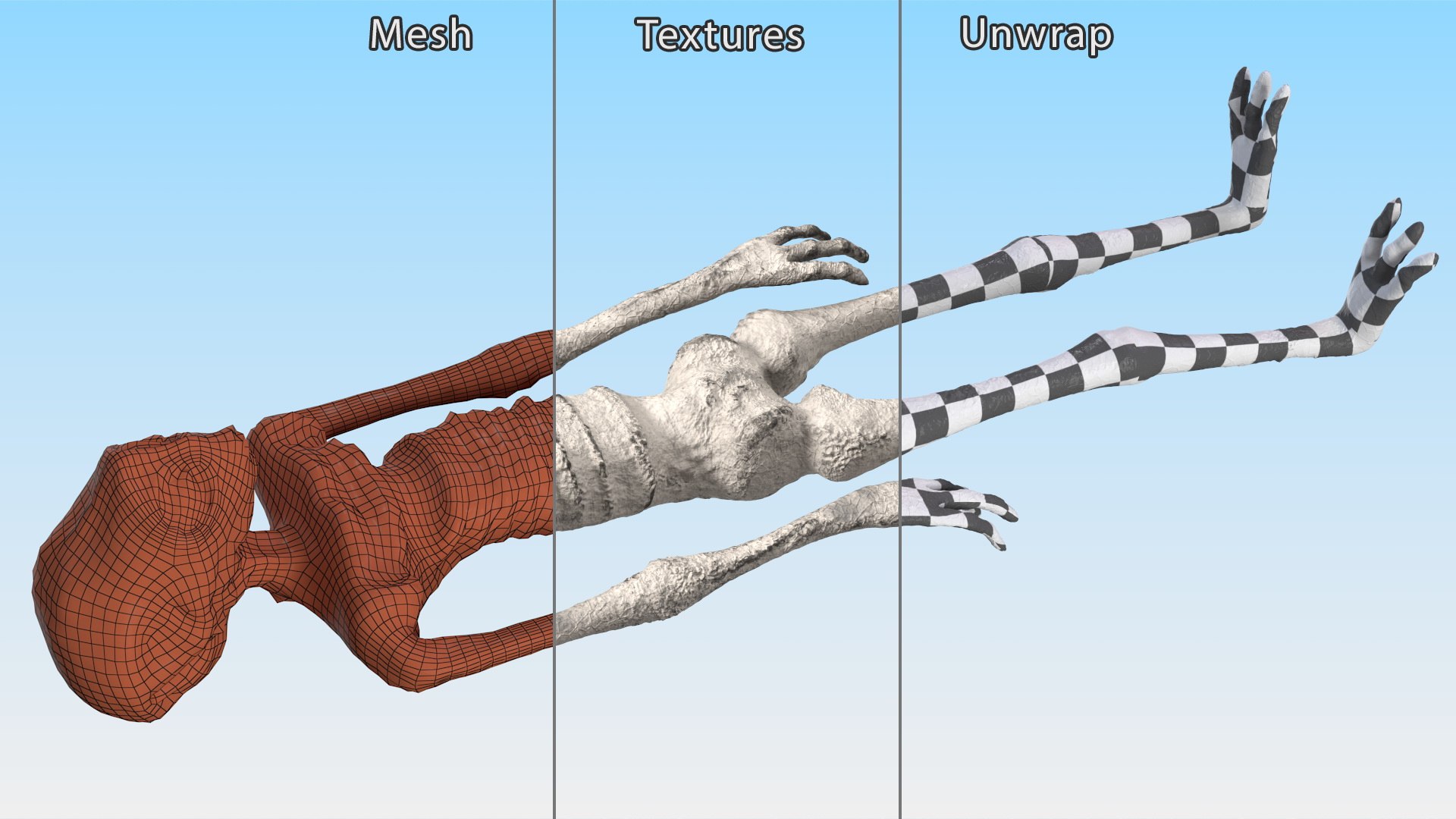 3D Alien Mummy model - TurboSquid 2156996