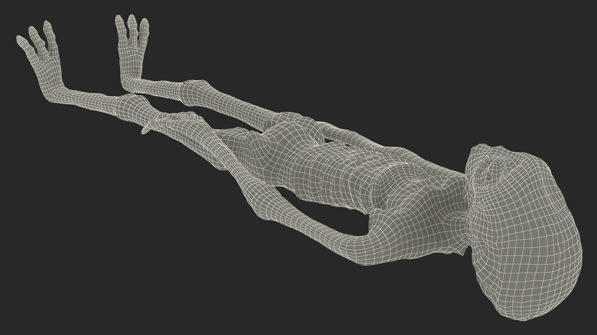 3D Alien Mummy model - TurboSquid 2156996