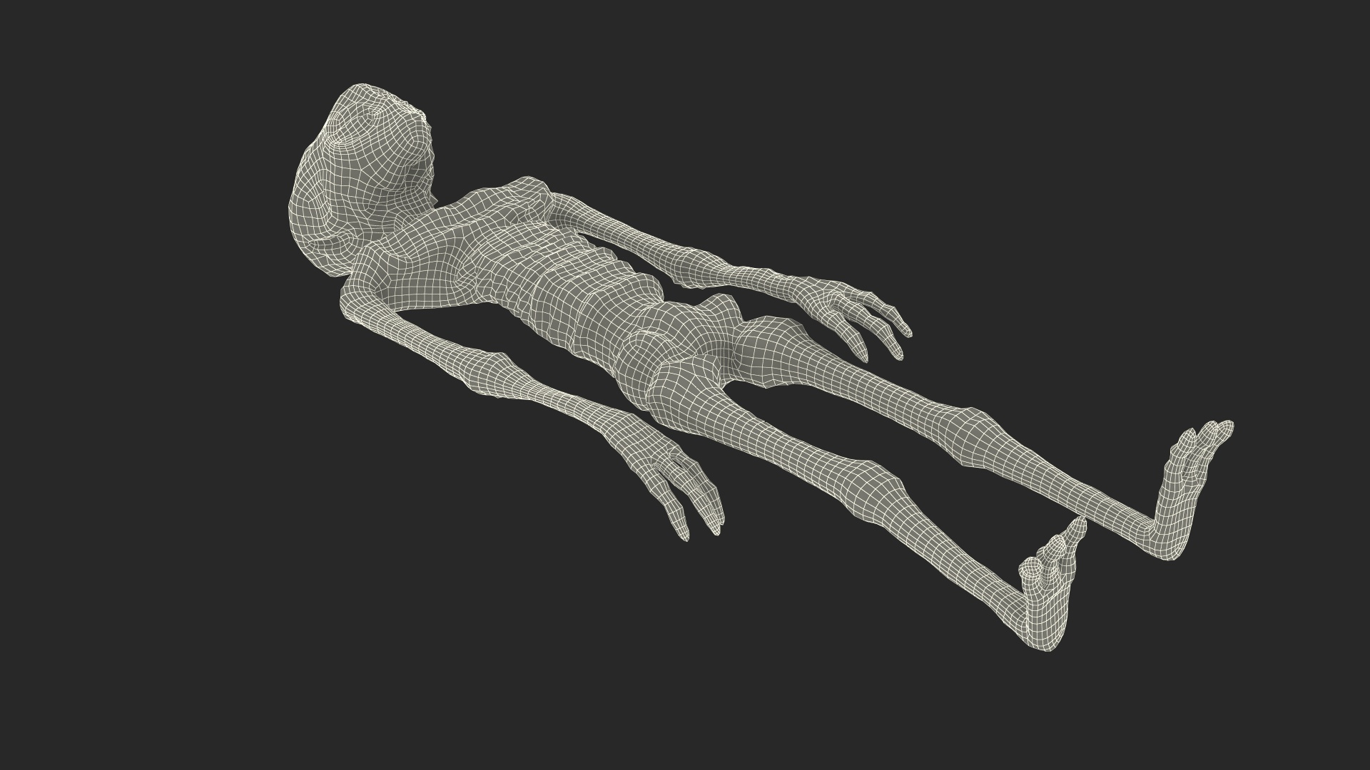 3D Alien Mummy Model - TurboSquid 2156996