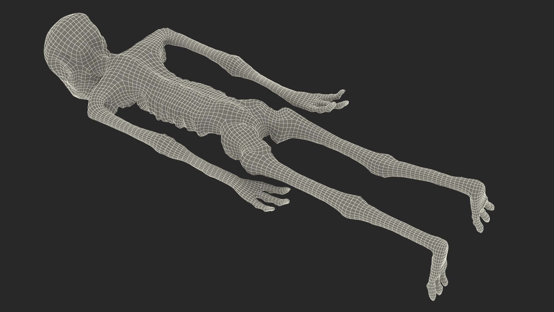 3D Alien Mummy model - TurboSquid 2156996