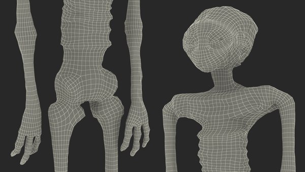 modelo 3d Momia alienígena - TurboSquid 2156996