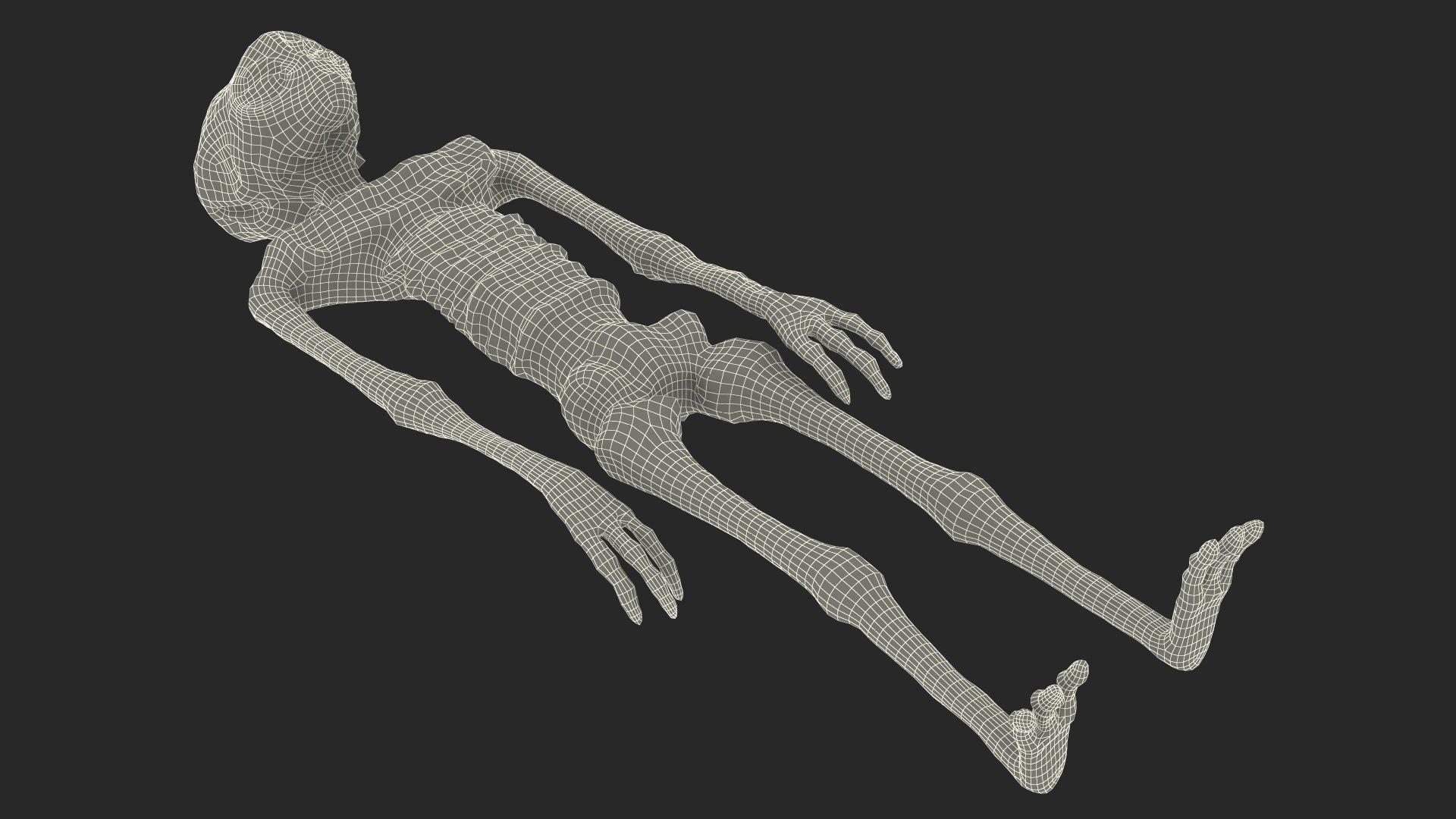 3D Alien Mummy model - TurboSquid 2156996