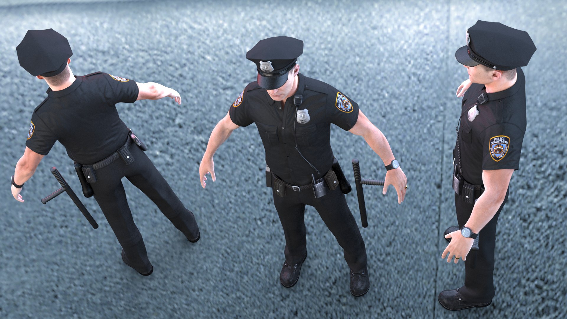 3D Model Police Officer Ultra 2020 - TurboSquid 1596160
