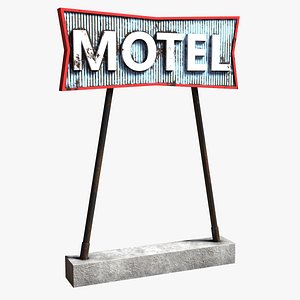 3D Motel Sign Models - Browse & Download Formats - TurboSquid