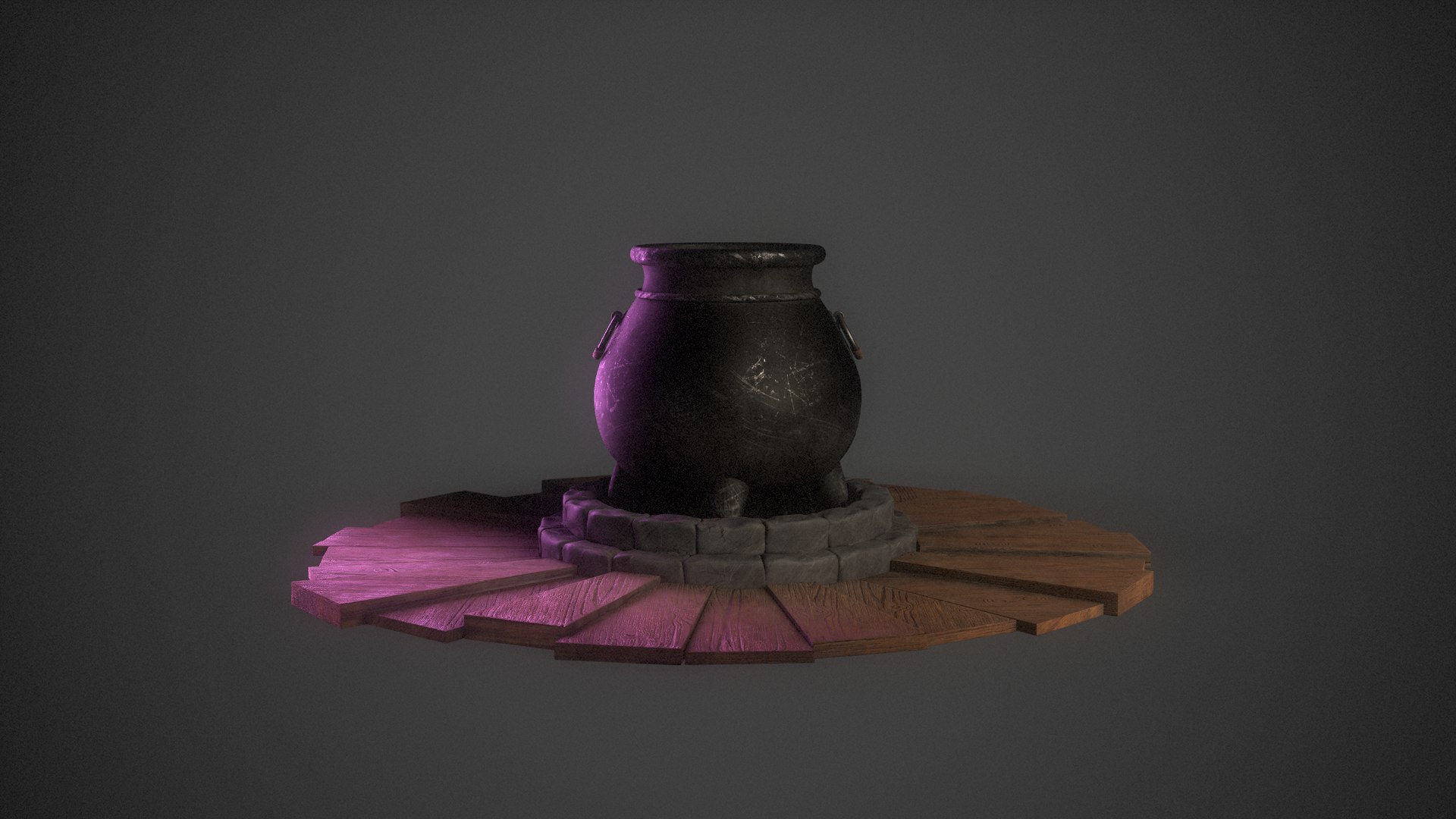 Medieval Cauldron 3D Model - TurboSquid 2349930
