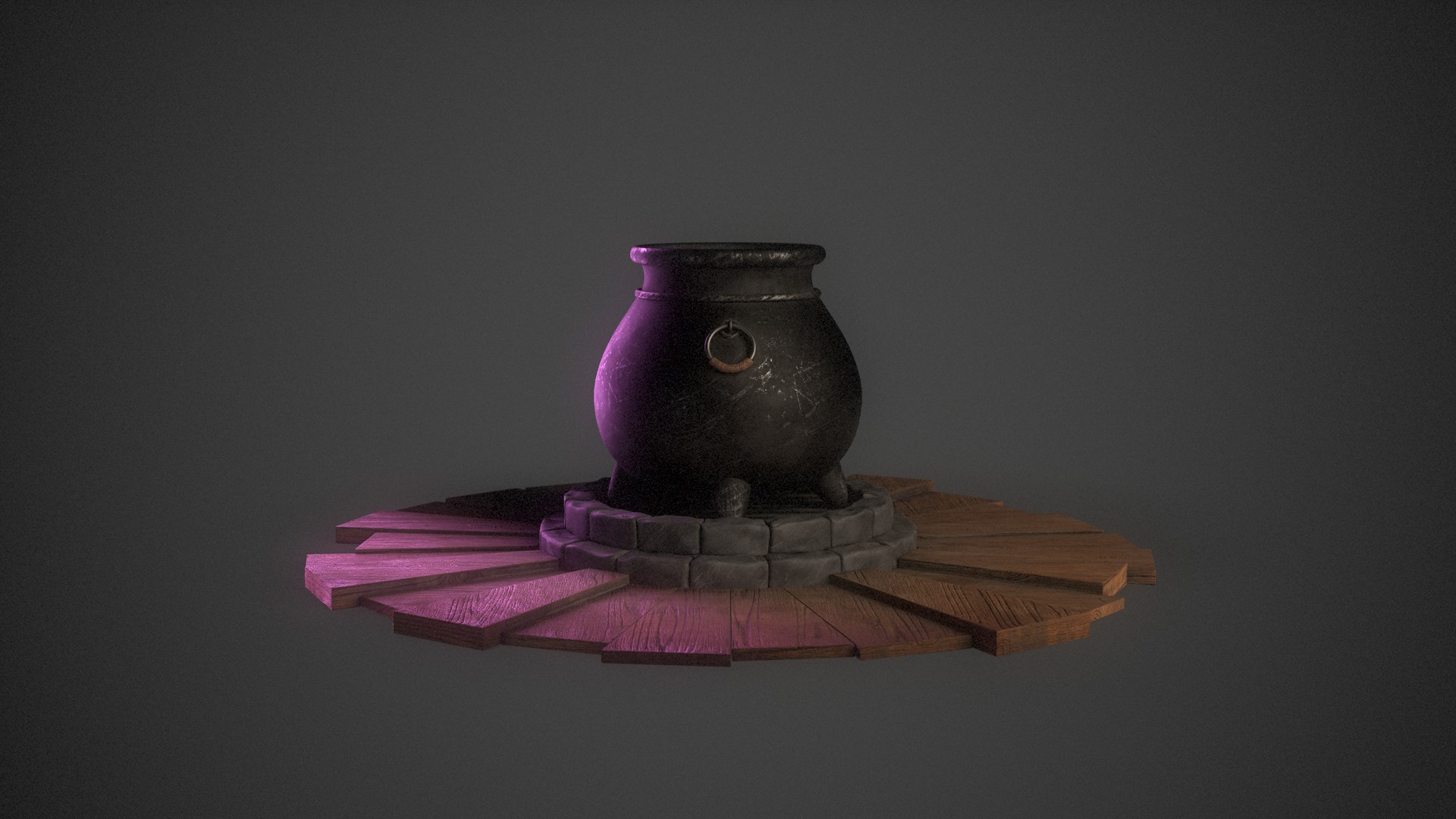 Medieval Cauldron 3D Model - TurboSquid 2349930
