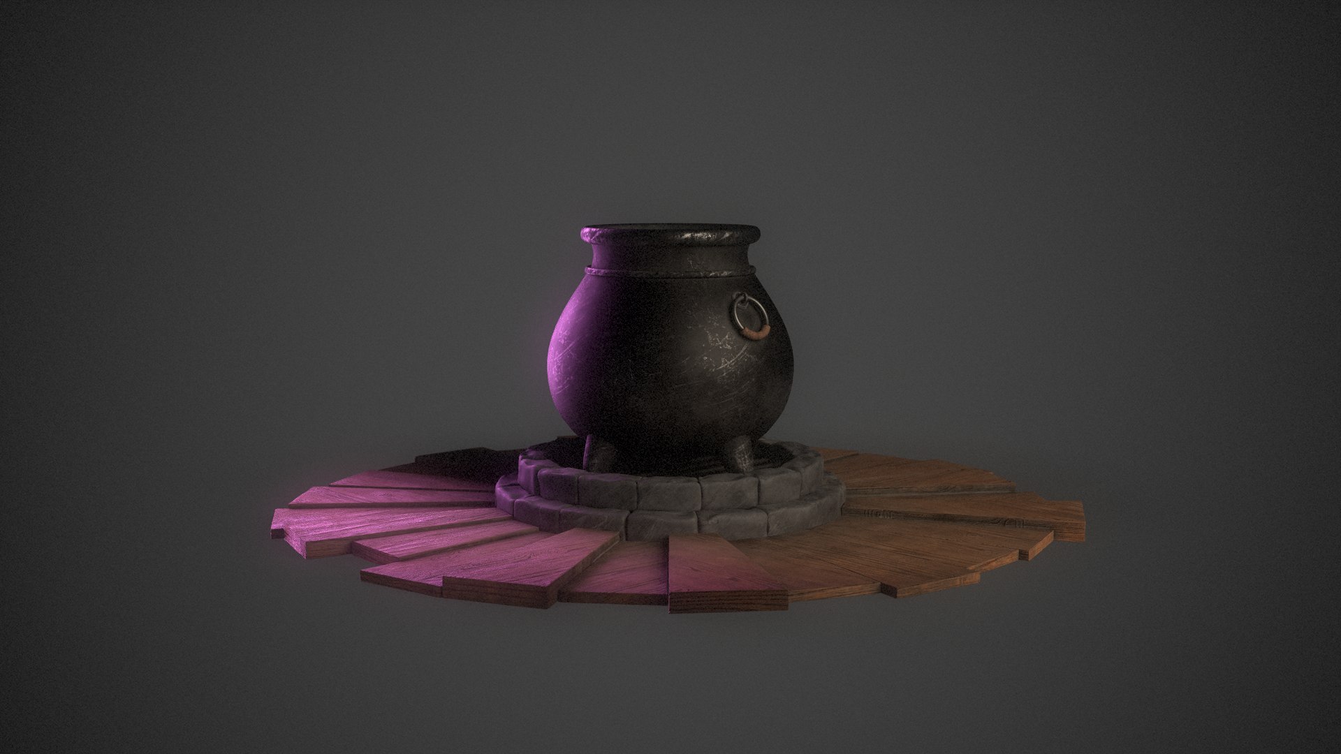 Medieval Cauldron 3D Model - TurboSquid 2349930