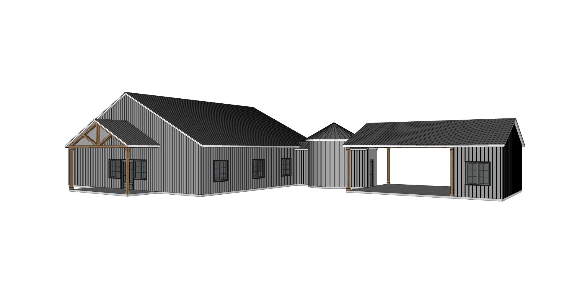 3D Barndominium-038 - TurboSquid 2208487