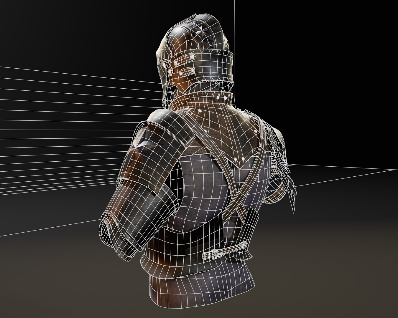 3D Medieval Torso Armor Kit - TurboSquid 2405404