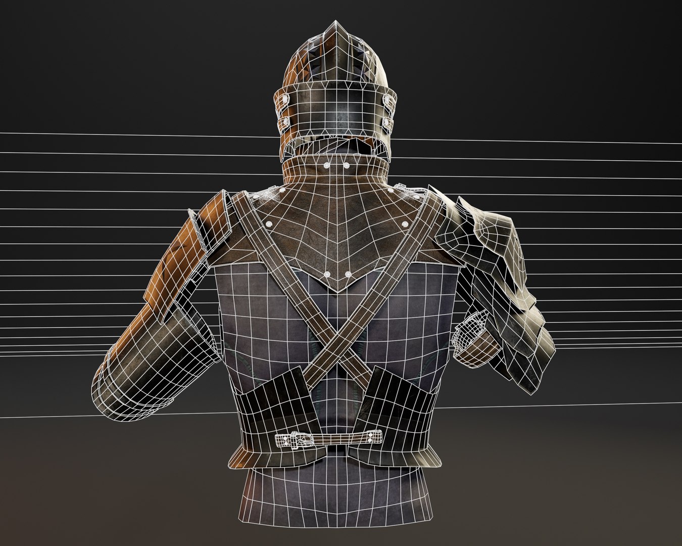 3D Medieval Torso Armor Kit - TurboSquid 2405404
