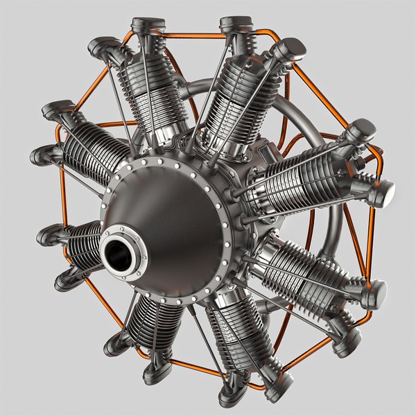 Shvetsov m-11 radial aircraft 3D model - TurboSquid 1552317