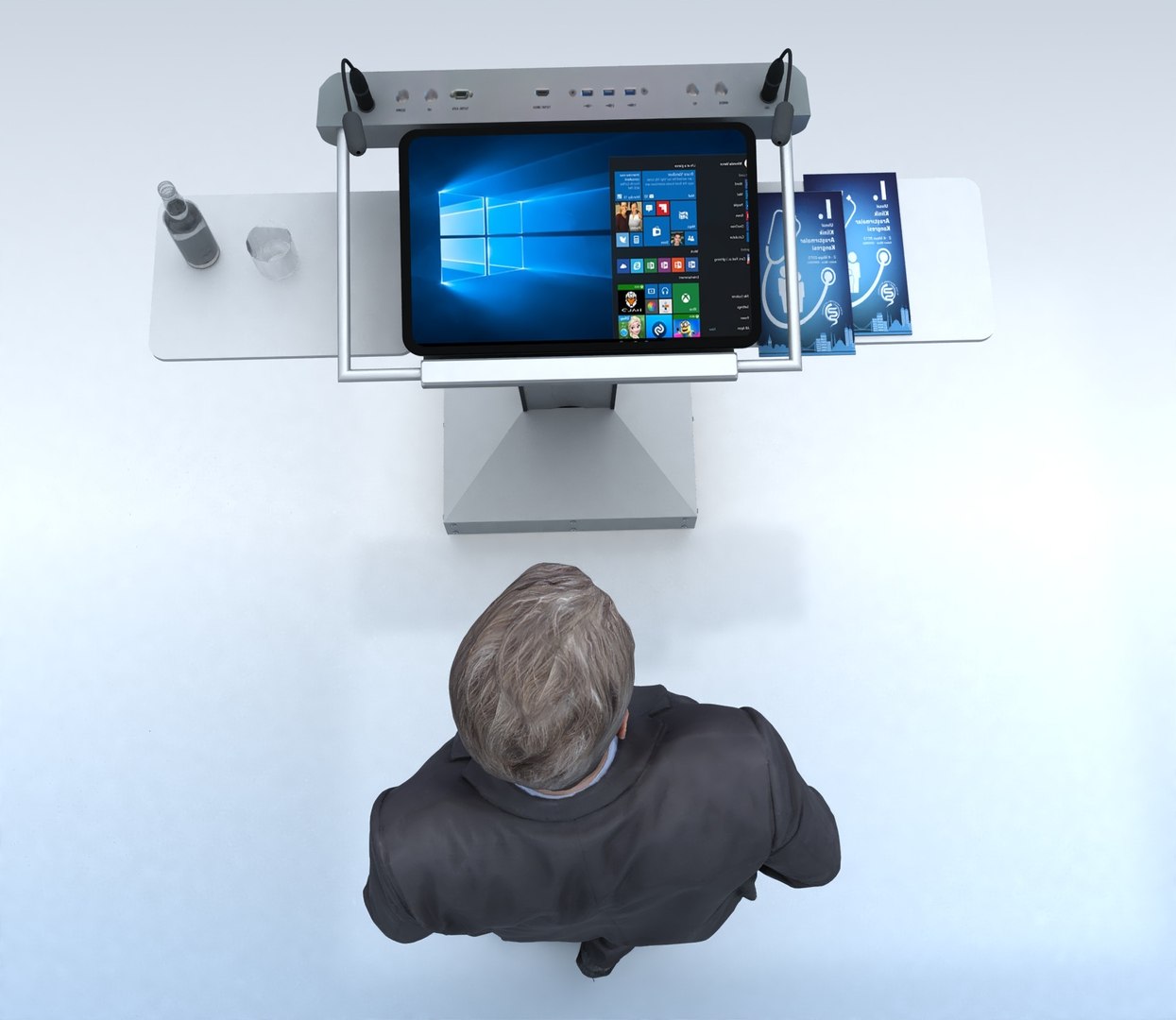 3D Modern Digital Lectern -1 Model - TurboSquid 1978454