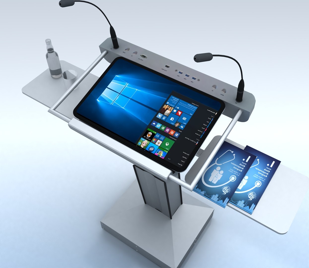 3D Modern Digital Lectern -1 Model - TurboSquid 1978454