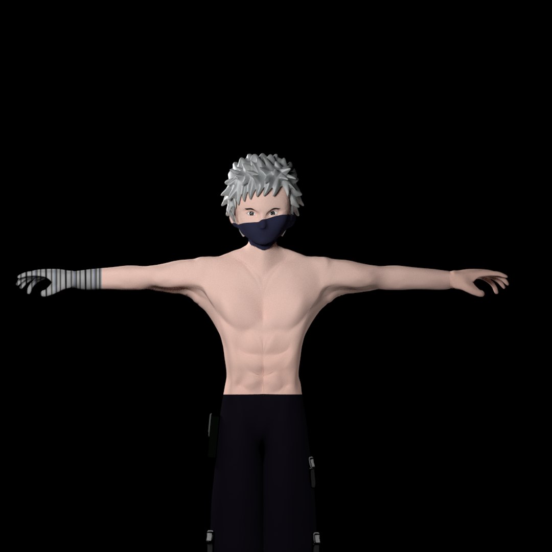 Male Ninja 3d Model