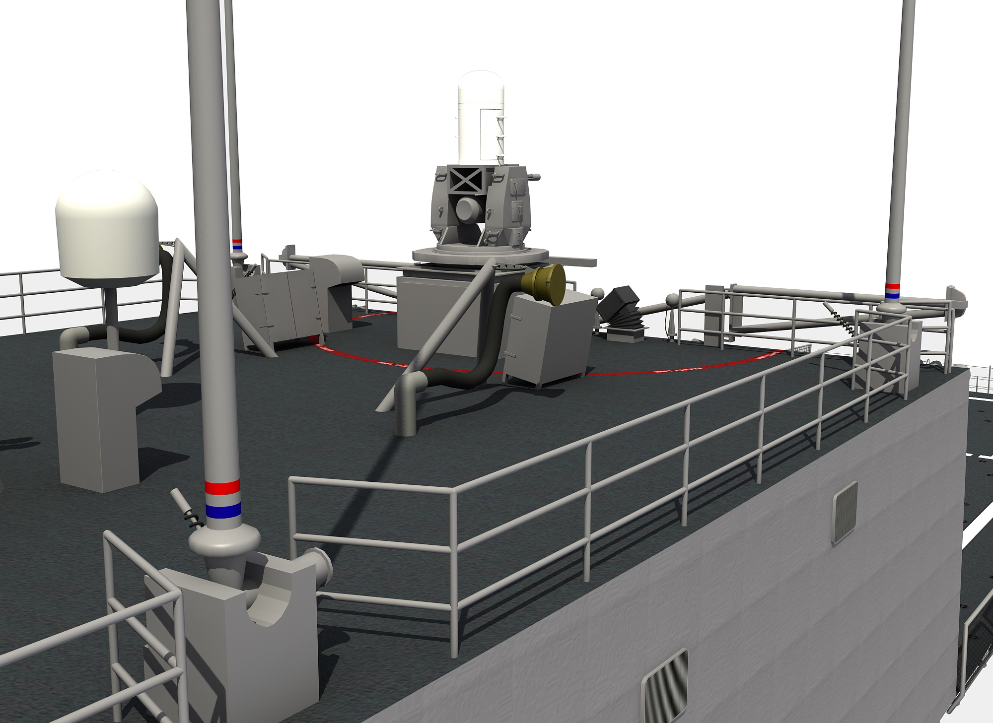 Australian perry class frigate 3D model - TurboSquid 1393772