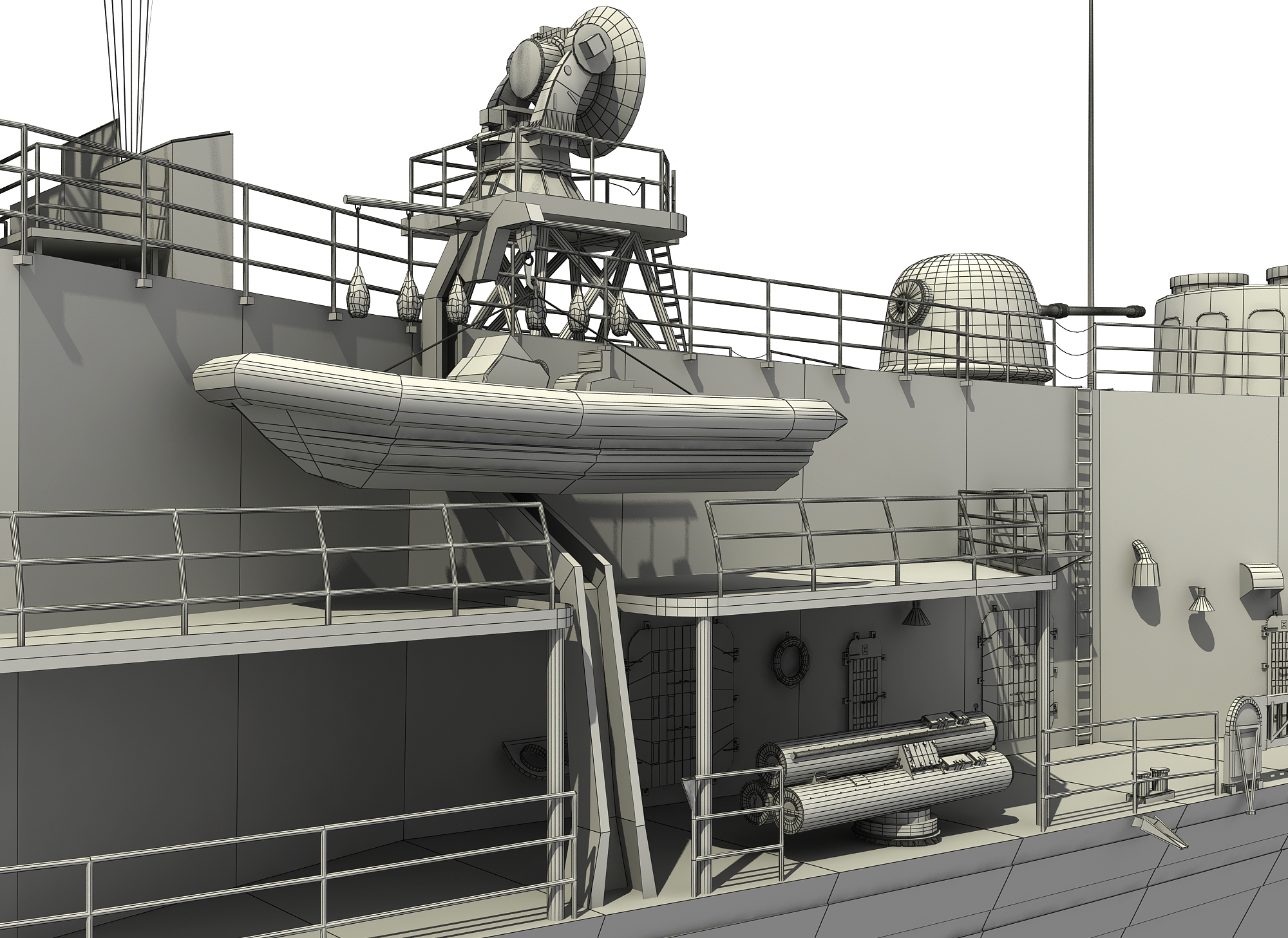 Australian perry class frigate 3D model - TurboSquid 1393772