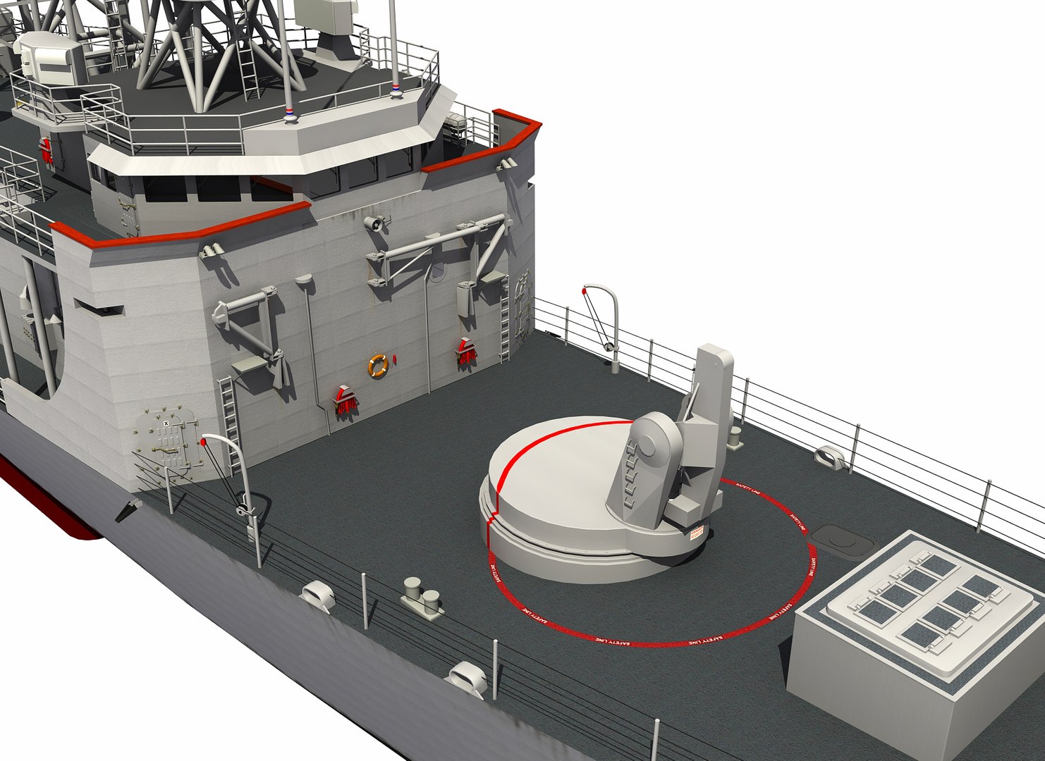 Australian Perry Class Frigate 3D Model - TurboSquid 1393772