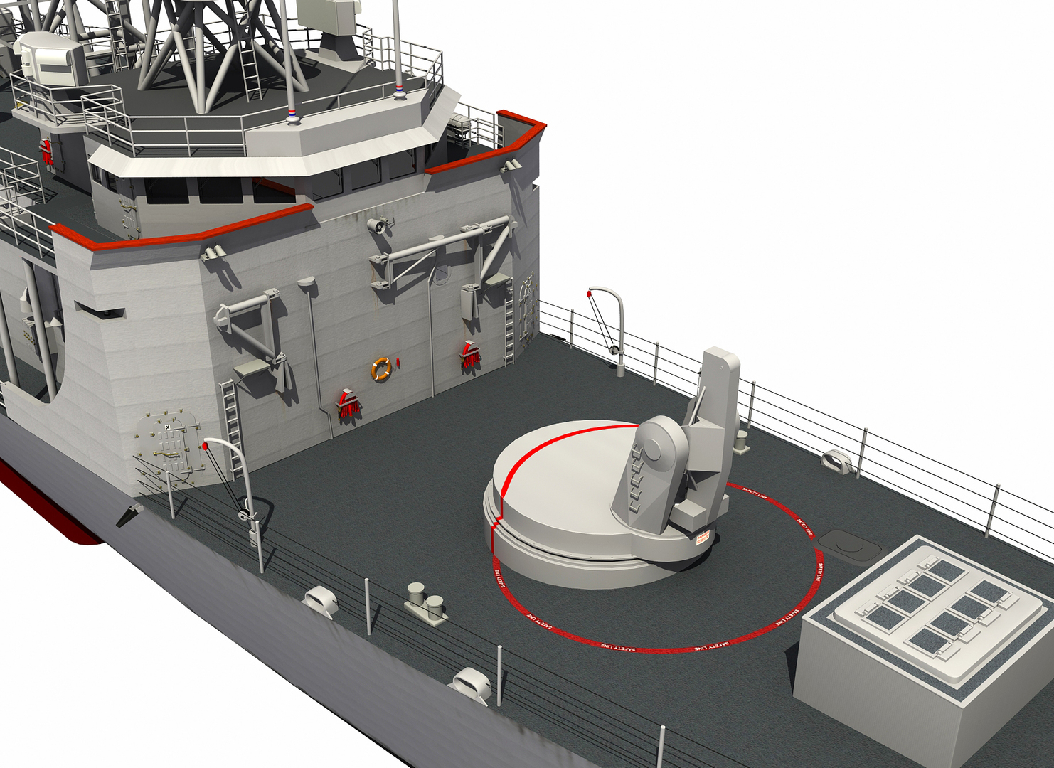 Australian perry class frigate 3D model - TurboSquid 1393772