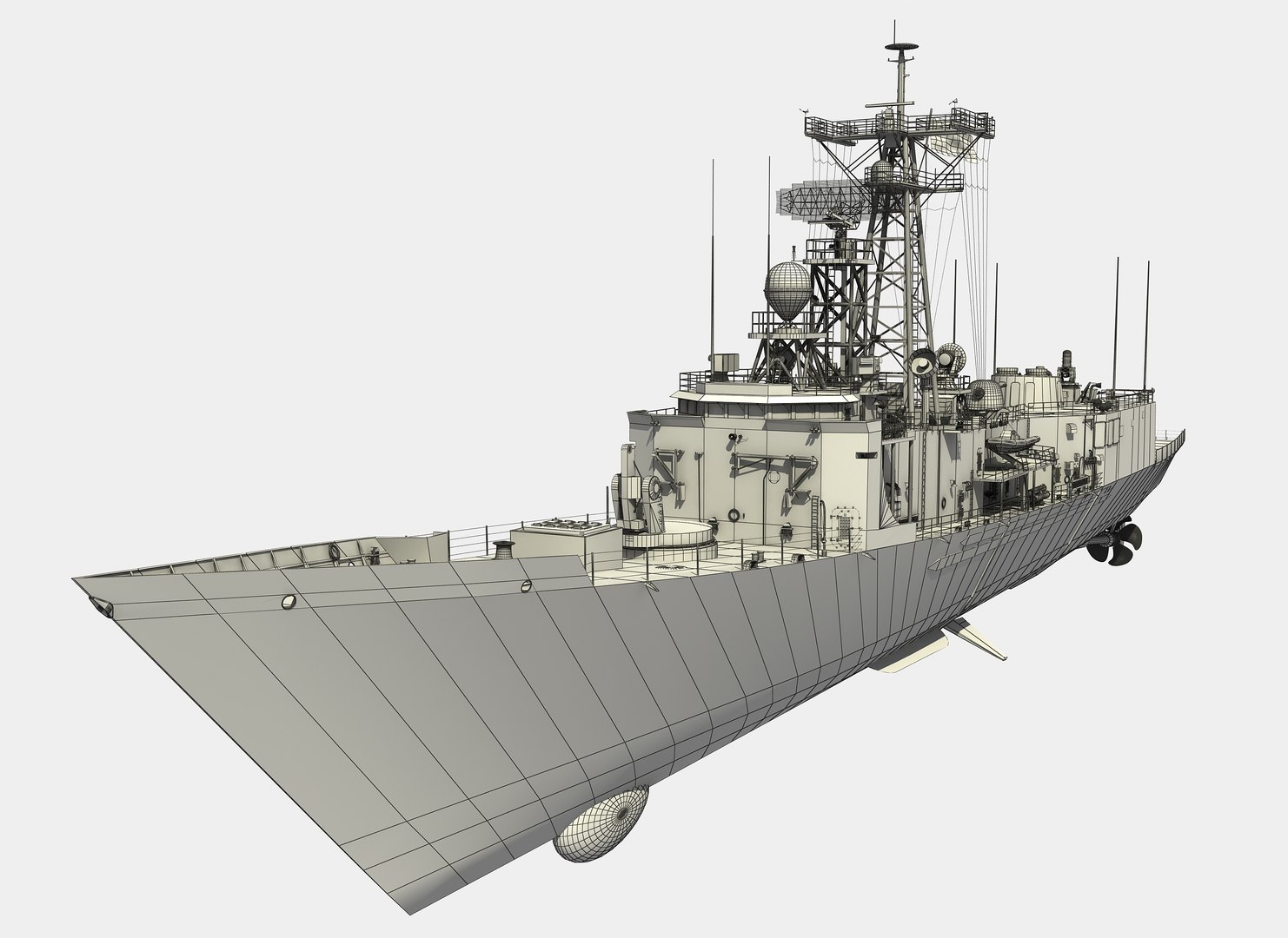 Australian Perry Class Frigate 3D Model - TurboSquid 1393772