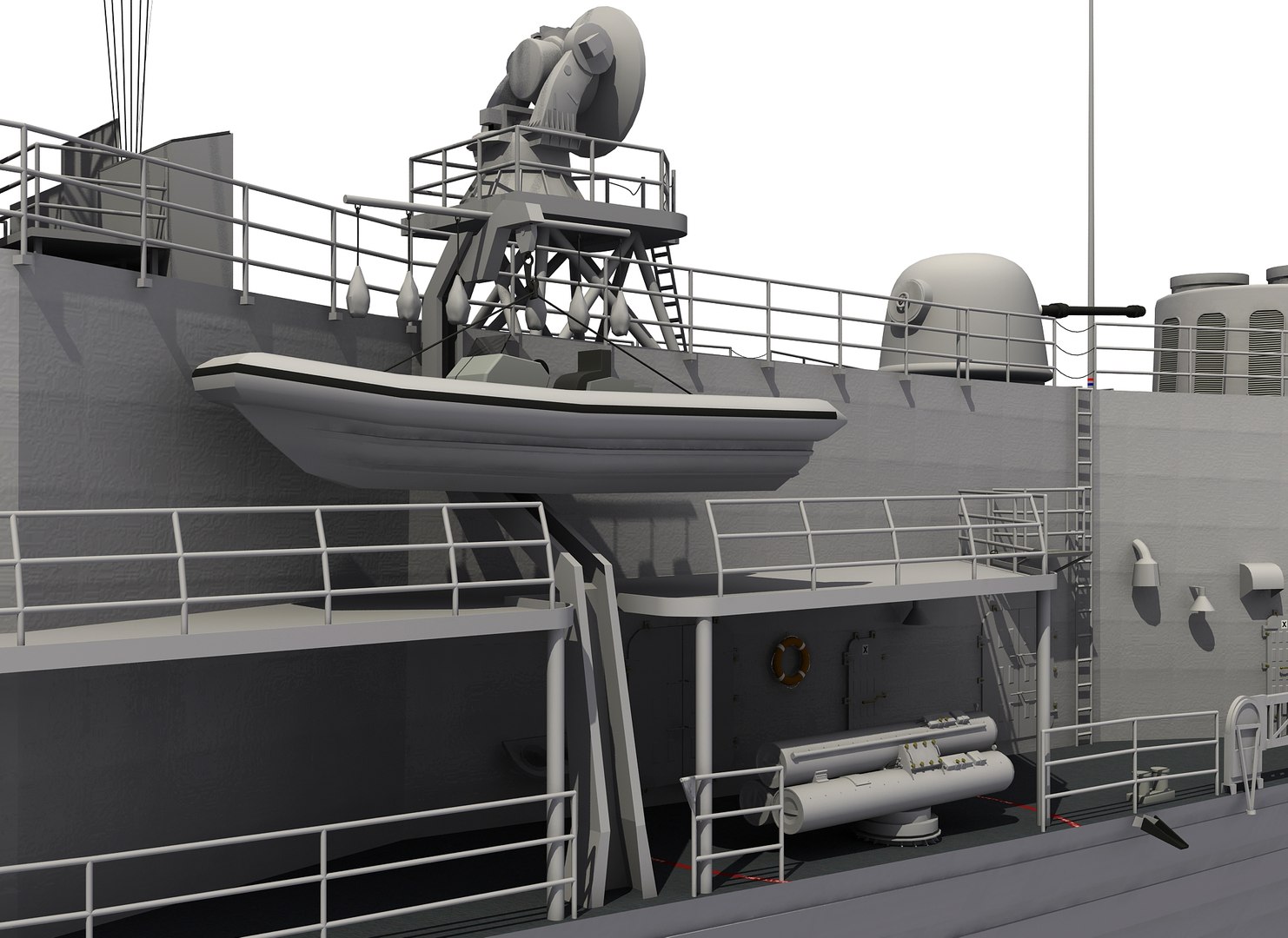 Australian Perry Class Frigate 3D Model - TurboSquid 1393772