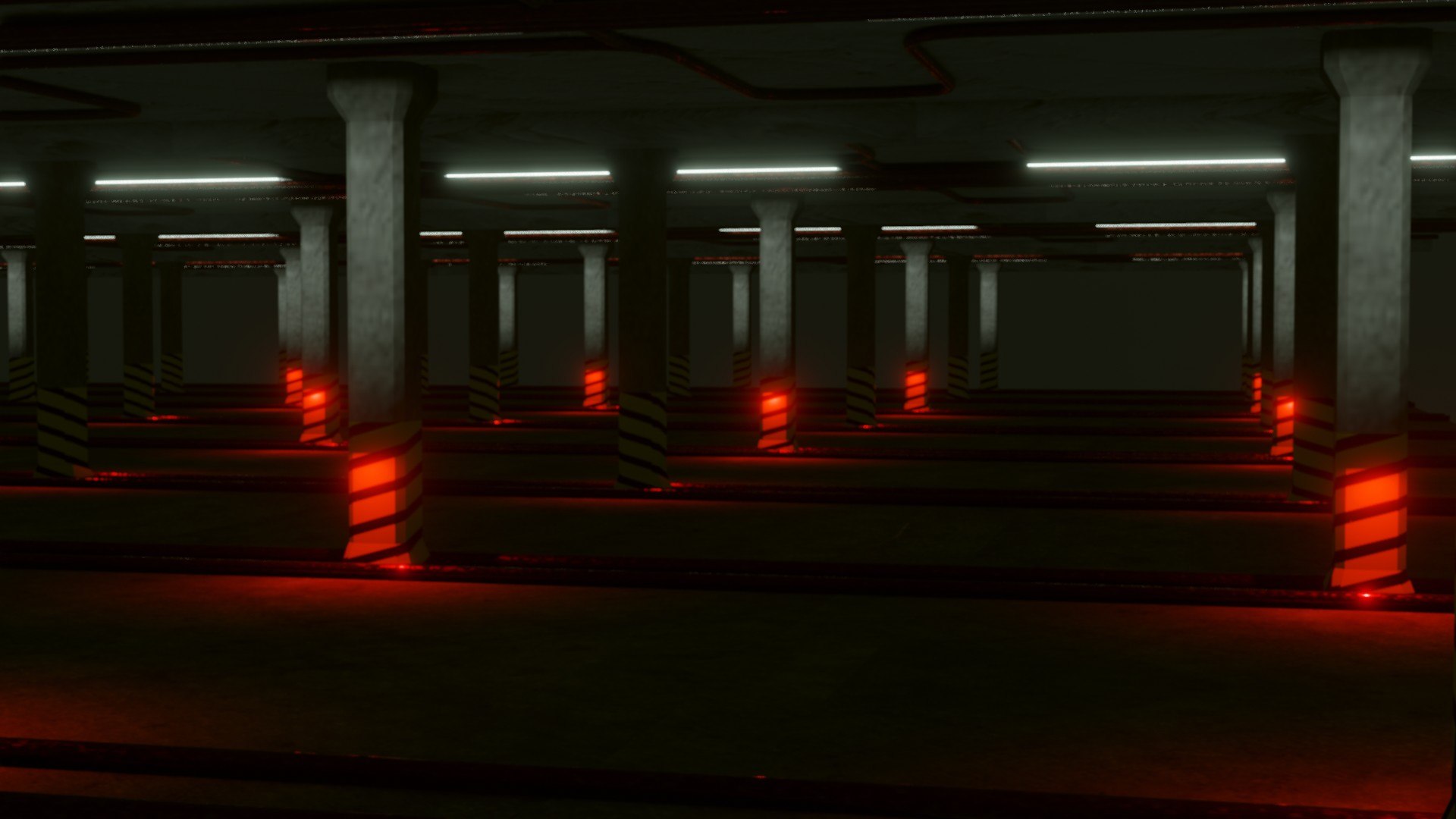 3D Simple Parking Lot - Low Poly - Game Ready - PBR - TurboSquid 1839359