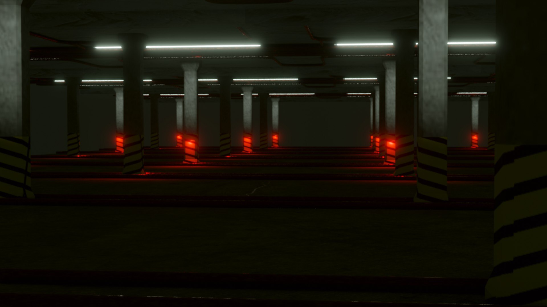 3D Simple Parking Lot - Low Poly - Game Ready - PBR - TurboSquid 1839359