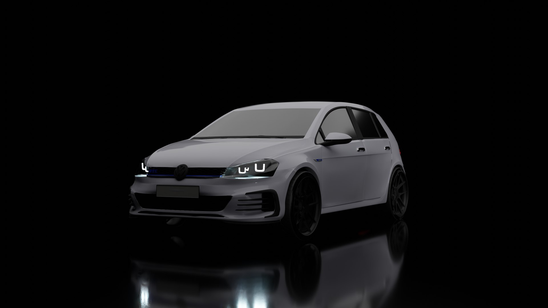 3D Golf 7 GTE model - TurboSquid 2074919