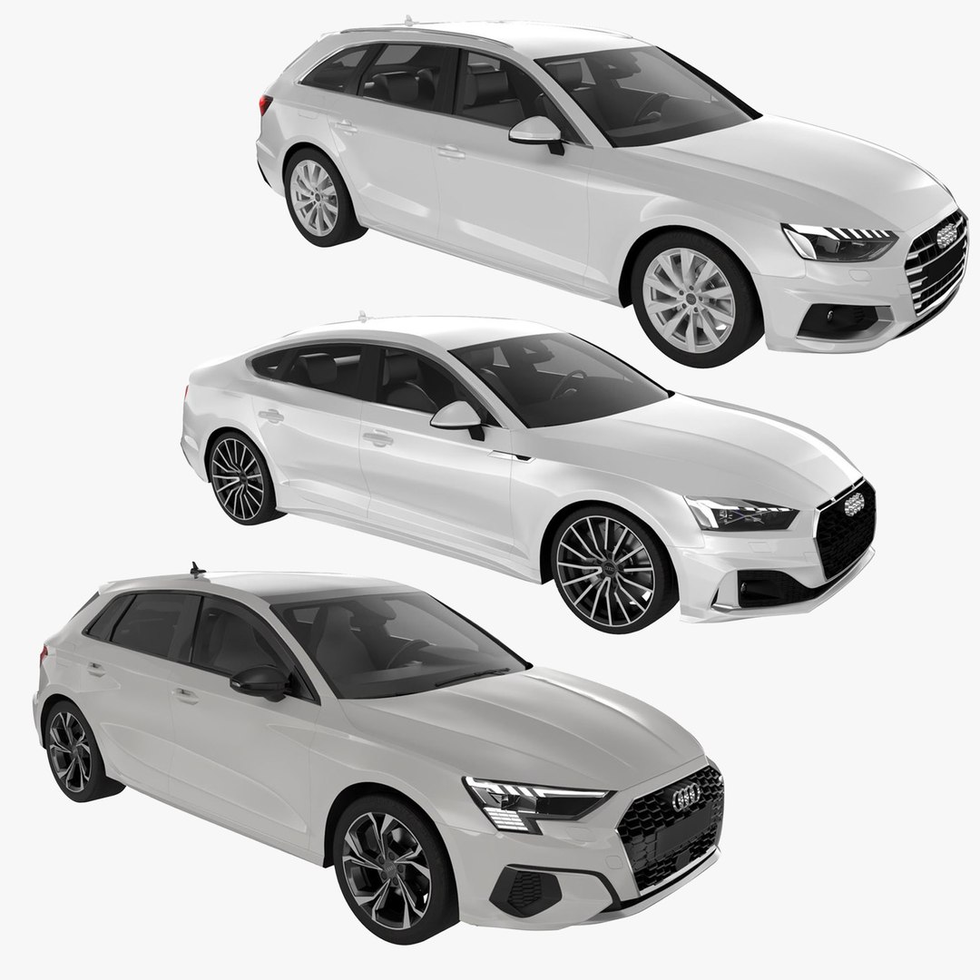 Audi G-tron Bundle Model - TurboSquid 2373748