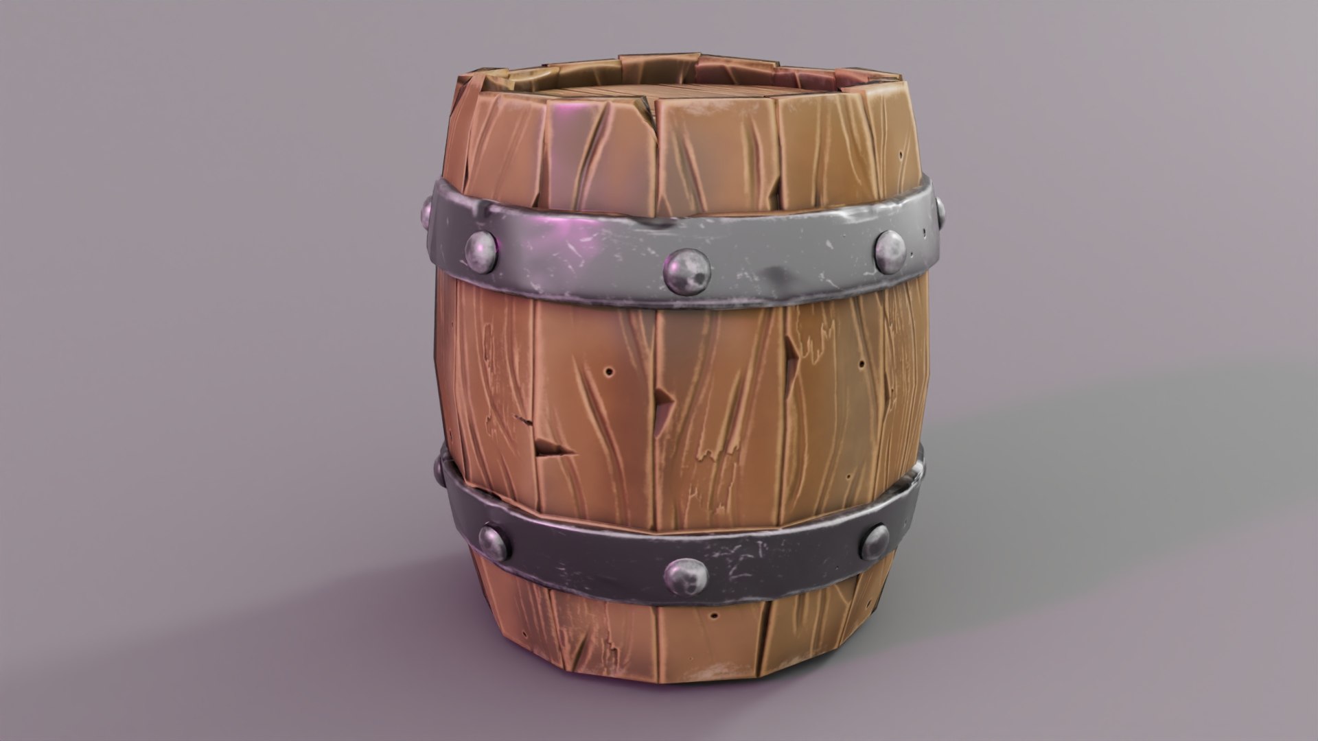 3D Stylized Barrel Model - TurboSquid 2257024