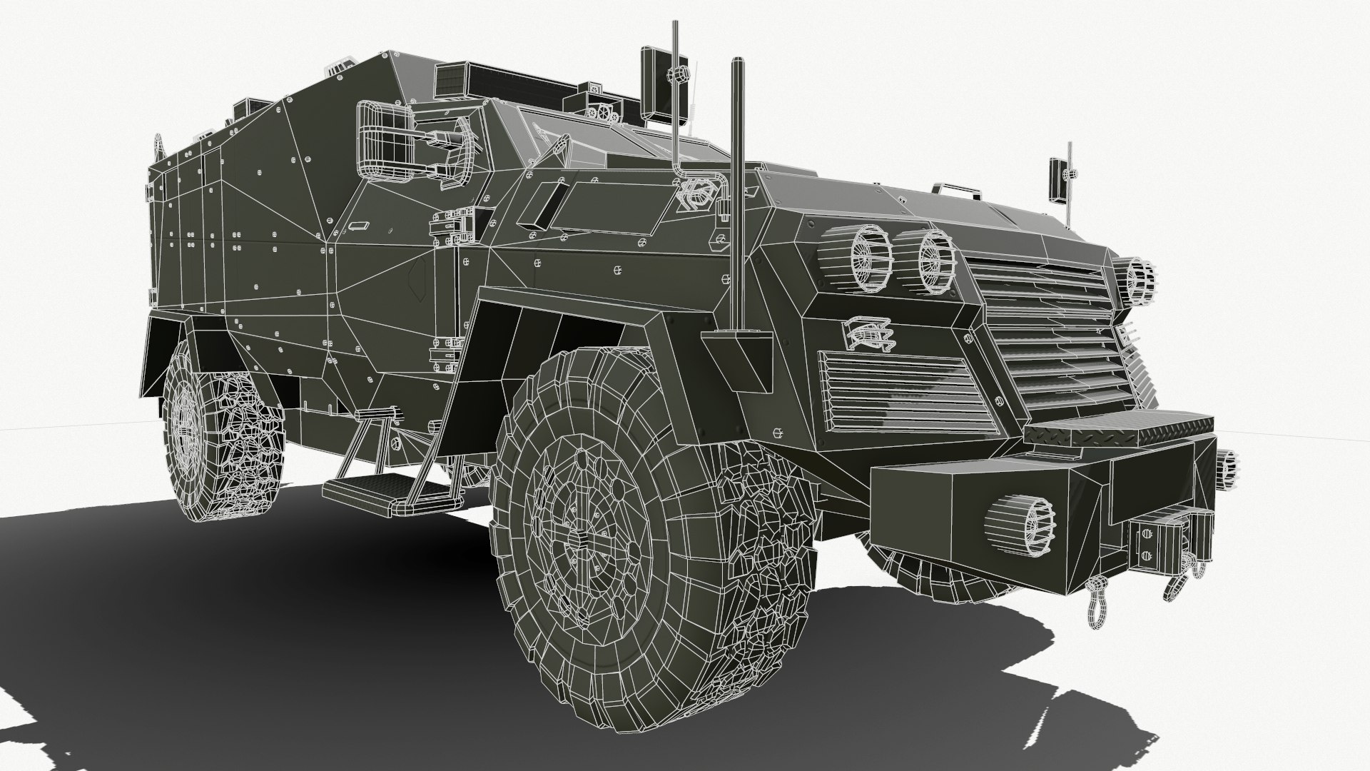 3D AMEV DIDGORI 4X4 LIGHT ARMOR VEHICLE Model - TurboSquid 1842023