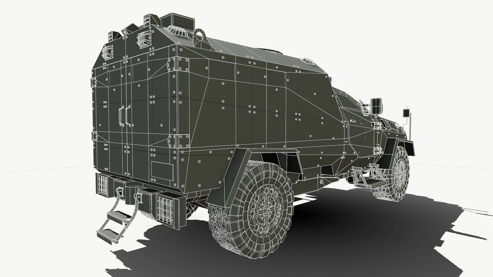 3D AMEV DIDGORI 4X4 LIGHT ARMOR VEHICLE Model - TurboSquid 1842023