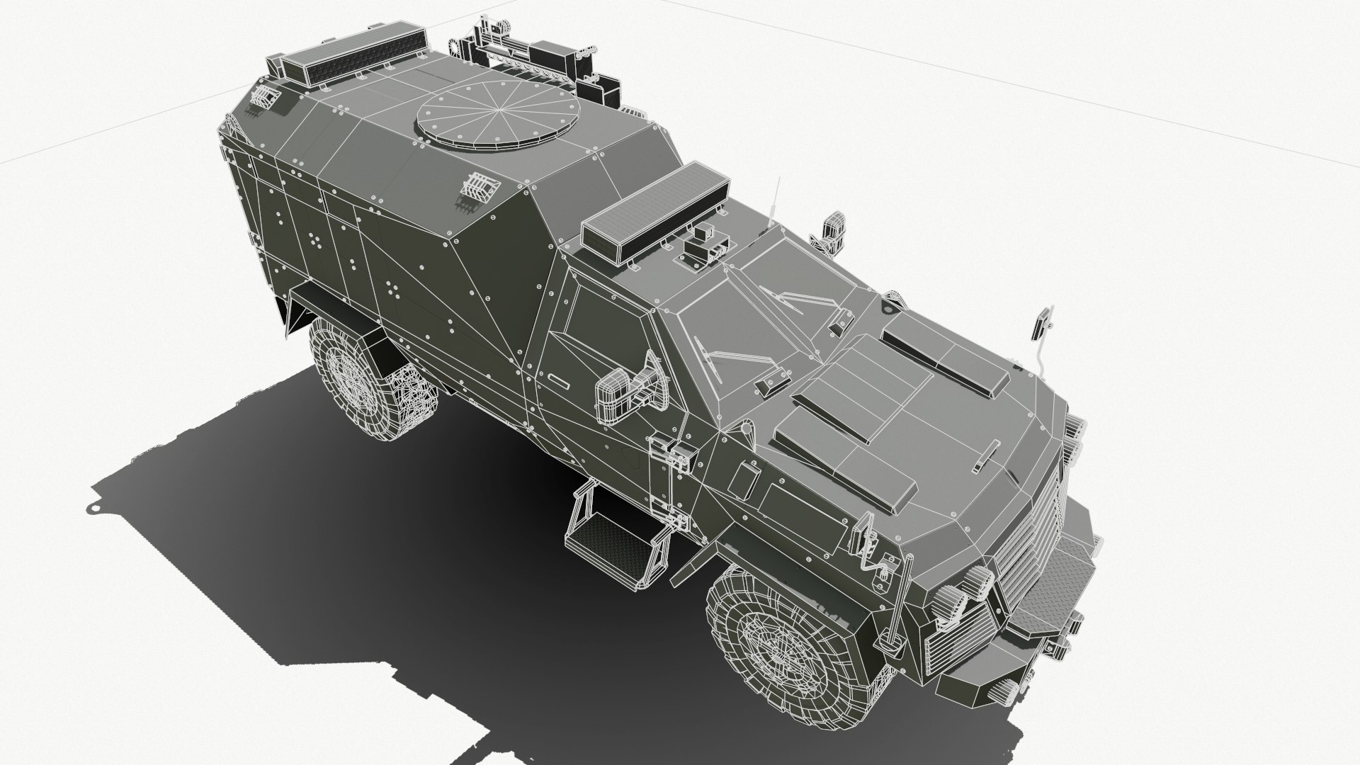 3D AMEV DIDGORI 4X4 LIGHT ARMOR VEHICLE Model - TurboSquid 1842023
